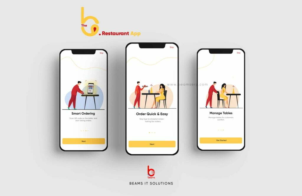 An App that Makes Restaurant Order Taking Simple – Beams ERP